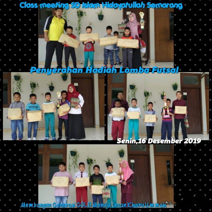 Serah Terima Hadiah Classmeeting @SDIH - Hidayatullah Semarang